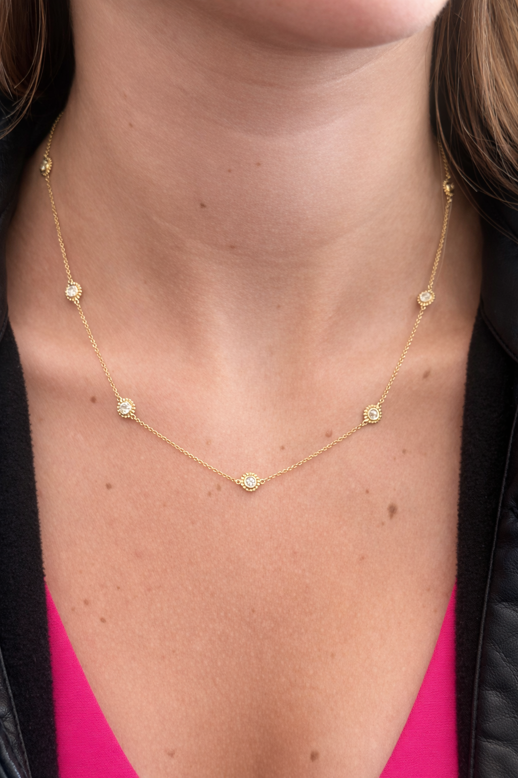 The Marielle Diamond Necklace – The Finery House